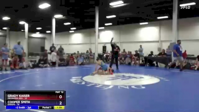 92 lbs Placement Matches (8 Team) - Grady Kaiser, Oklahoma Red vs ...