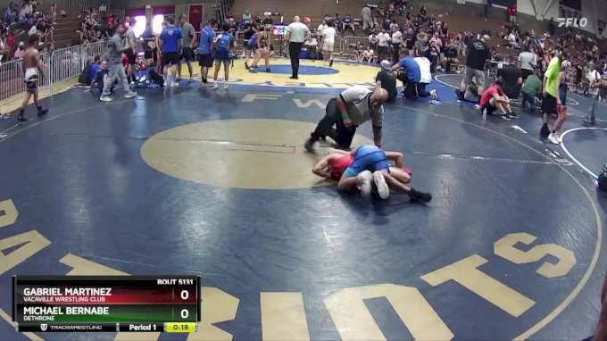 89 lbs Cons. Semi - Michael Bernabe, Dethrone vs Gabriel Martinez, Vacaville Wrestling Club
