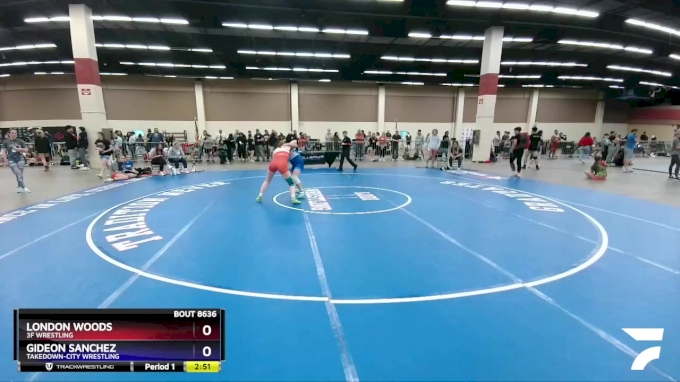 132 lbs Cons. Semi - London Woods, 3F Wrestling vs Gideon Sanchez ...