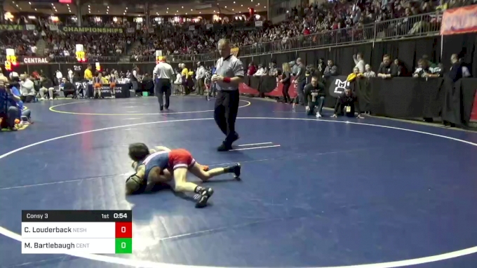 70 lbs Consy 3 - Colton Louderback, Neshaminy vs Max Bartlebaugh ...