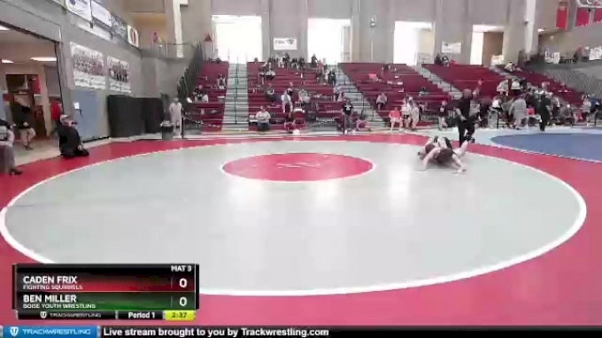 170 lbs Round 2 - Caden Frix, Fighting Squirrels vs Ben Miller, Boise ...
