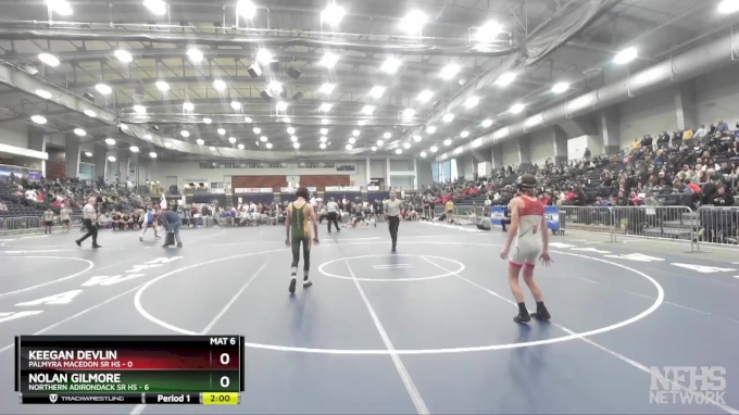 108 lbs Round 1 (3 Team) - Keegan Devlin, Palmyra Macedon Sr HS vs ...