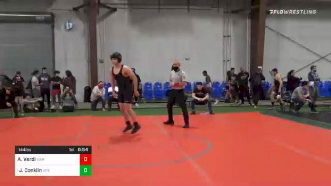 144 lbs 3rd Place - Anthony Verdi, War Dog WC vs James Conklin, Bitetto