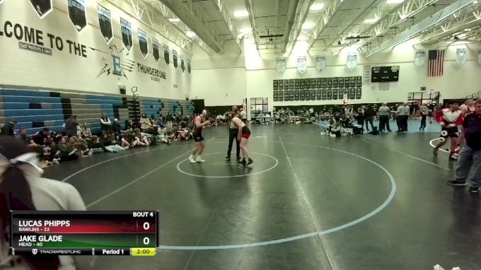 157 lbs Placement (4 Team) - Jake Glade, Mead vs Lucas Phipps, Rawlins