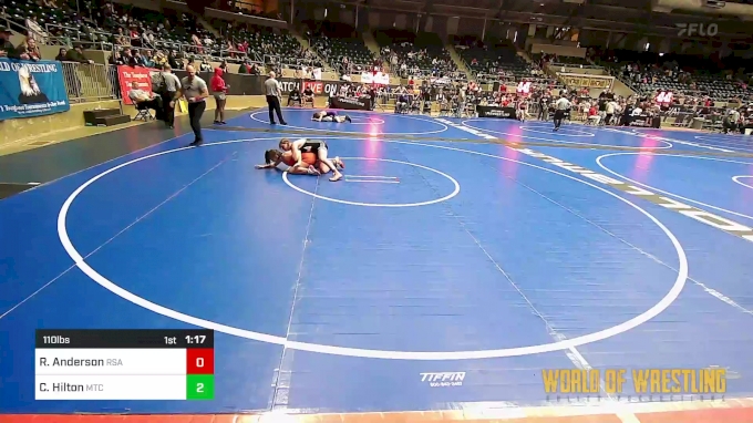 110 lbs Semifinal - Reese Anderson, Rhodes Supreme Avengers vs Caroline ...