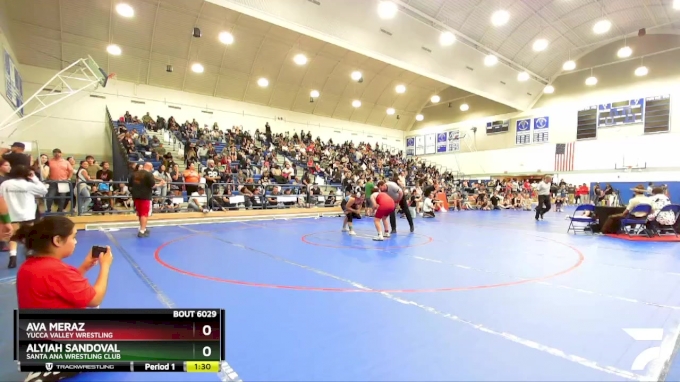 170 lbs Champ. Round 1 - Ava Meraz, Yucca Valley Wrestling vs Alyiah ...