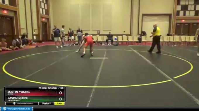 138 lbs 1st Place Match - Justin Young, Elite vs Jason Quirk, Unattached