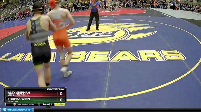 115 lbs Quarterfinals (8 Team) - Thomas Winn, Burns vs Alex Shipman ...