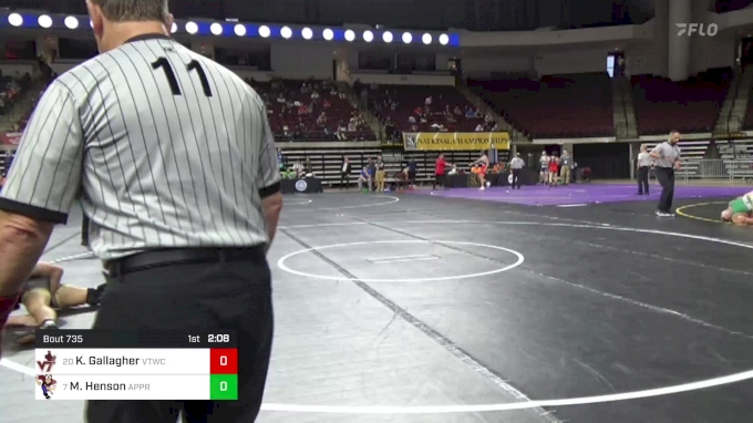 197 lbs Consi Of 16 #2 - Kyle Gallagher, Virginia Tech WC vs Matthew ...