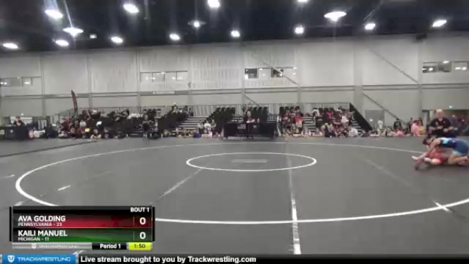 119 lbs Semis (4 Team) - Ava Golding, Pennsylvania vs Kaili Manuel ...