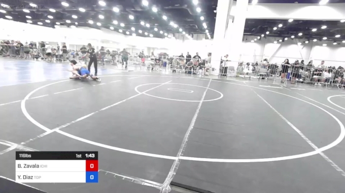 116 lbs Consi Of 8 #1 - Bryan Zavala, Ichiban WC vs Yoenny Diaz, Top ...