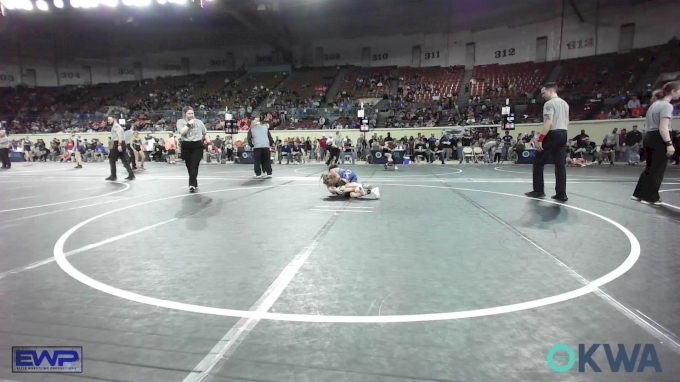 70 lbs Final - Bexley Leisinger, Choctaw Ironman Youth Wrestling vs ...