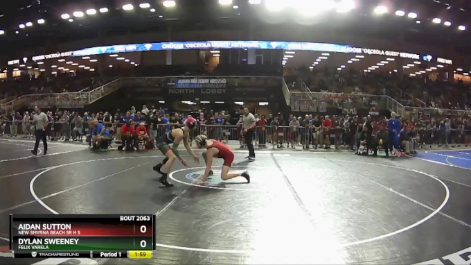 2A 150 lbs Champ. Round 1 - Dylan Sweeney, Felix Varela vs Aidan Sutton ...