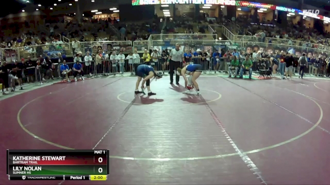 145 lbs Champ. Round 1 - Katherine Stewart, Bartram Trail vs Lily Nolan ...