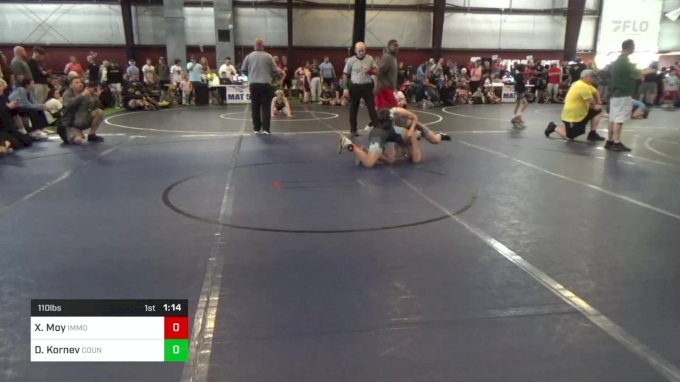 110 lbs Consi Of 4 - Xavier Moy, Immortals vs Daniel Kornev, Council Rock