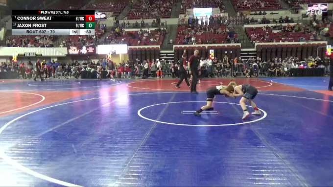 70 lbs Quarterfinal - Connor Sweat, Kalispell Wrestling Club vs Jaxon ...
