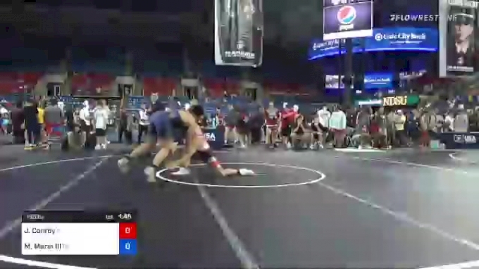 195 lbs Consi Of 8 #2 - Jake Conroy, Pennsylvania vs Mark Marin III ...