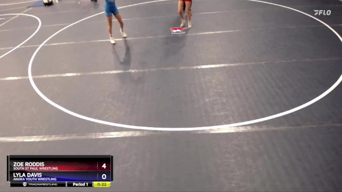 Round 2 - Lyla Davis, Anoka Youth Wrestling vs Zoe Roddis, South St ...