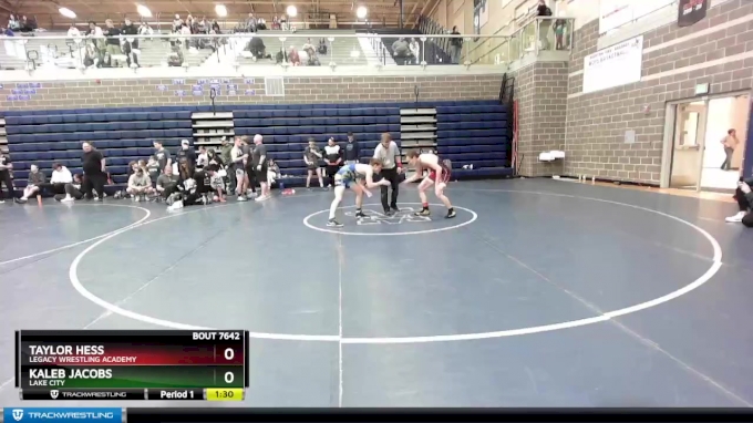 150 lbs Round 5 - Taylor Hess, Legacy Wrestling Academy vs Kaleb Jacobs ...