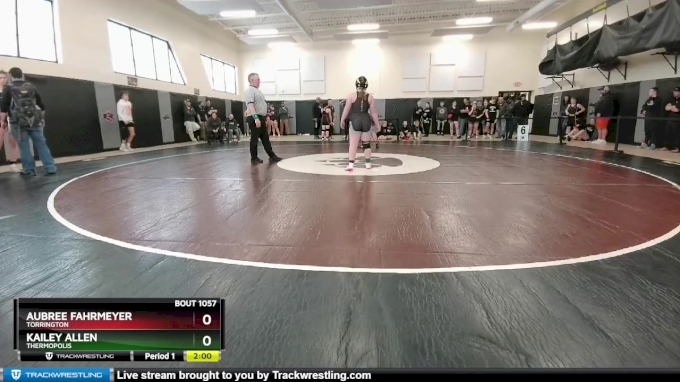 155 lbs Champ. Round 1 - Aubree Fahrmeyer, Torrington vs Kailey Allen ...