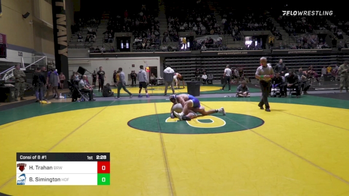 165 lbs Consi Of 8 #1 - Harrison Trahan, Brown vs Brinton Simington ...