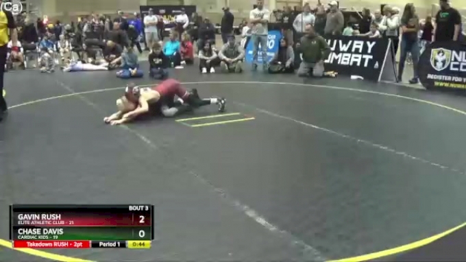 70 lbs Round 2 (4 Team) - Chase Davis, Cardiac Kids vs GAVIN RUSH ...