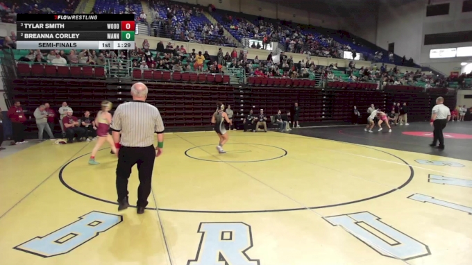 125 lbs Semifinal - Tylar Smith, Woodruff vs Breanna Corley, Manning