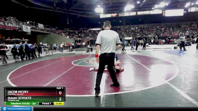 220 lbs Cons. Round 1 - Isaiah Schultz, Timberlake vs Jacob McVey ...