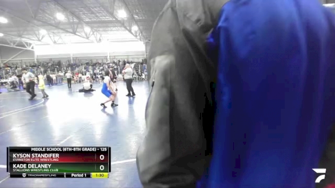 125 lbs Cons. Round 3 - Kade DeLaney, Stallions Wrestling Club vs Kyson ...
