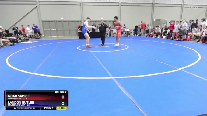 165 lbs Round 4 (6 Team) - Noah Sample, Arkansas Red vs Landon Butler ...