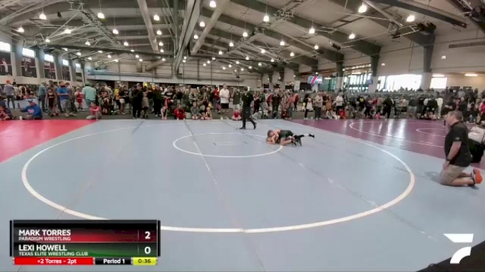 58 lbs Champ. Round 1 - Mark Torres, Paradigm Wrestling vs Lexi Howell ...