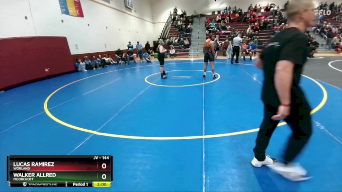 144 lbs Cons. Round 3 - Lucas Ramirez, Worland vs Walker Allred, Moorcroft