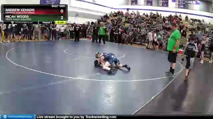 83 lbs Semifinal - Micah Woods, Virgin Valley Bulldogs vs Andrew Kennon ...