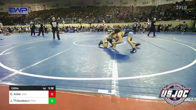 132 lbs Round Of 16 - Quade Kolar, Team Nomad vs Justin Carson ...