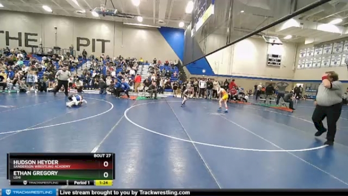 70 lbs Champ. Round 1 - Hudson Heyder, Sanderson Wrestling Academy vs ...