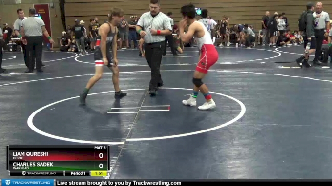 115 lbs Champ. Round 1 - Charles Sadek, Warhead vs Liam Qureshi, OCRTC