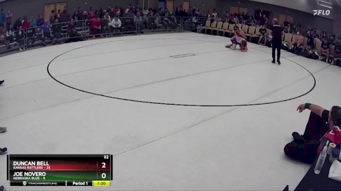 160 lbs Round 5 (8 Team) - Joe Novero, Nebraska Blue vs Duncan Bell ...