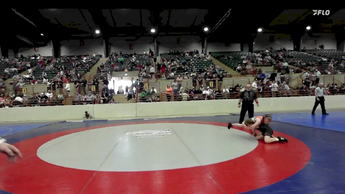 84 lbs Consi Of 4 - Jasen Holder, Dendy Trained Wrestling vs Tyler ...