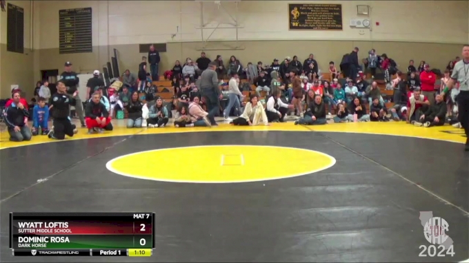 108 lbs Champ. Round 2 - Dominic Rosa, Dark Horse vs Wyatt Loftis ...