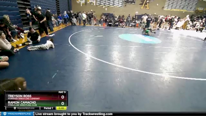56 lbs 2nd Place Match - Ramon Camacho, Steelclaw Wrestling Club vs ...