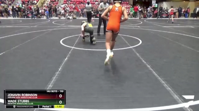 110 lbs Champ. Round 2 - Jonavin Robinson, Abilene Kids Wrestling Club ...