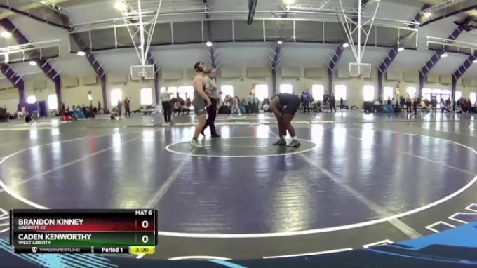 174 lbs Champ. Round 1 - Brandon Kinney, Garrett CC vs Caden Kenworthy ...
