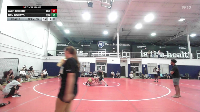 115 lbs Rr Rnd 4 - Jack Cherry, Kraken Blue - HSCB vs Ben Donato, Team ...