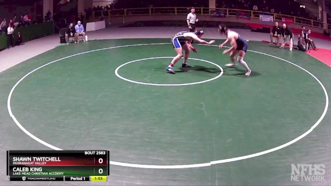 215 lbs 1st Place Match - Caleb King, Lake Mead Christian Accdemy vs ...