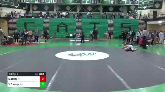 100 lbs Rr Rnd 5 - Summer Batts, Reynoldsburg vs Vita Rose Savage, Taylor
