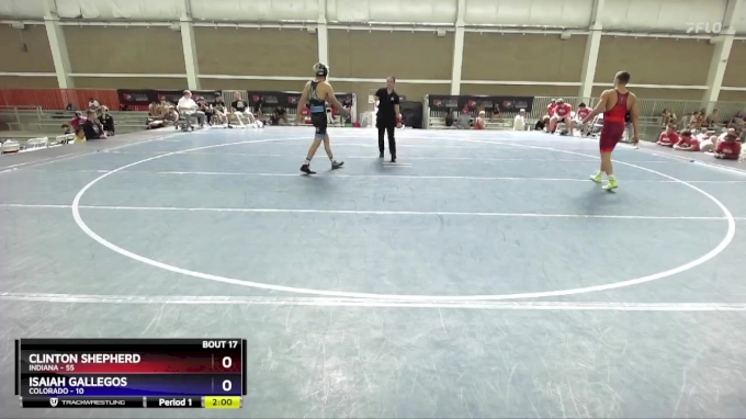 138 lbs Semis & 3rd Wb (16 Team) - Clinton Shepherd, Indiana vs Isaiah ...