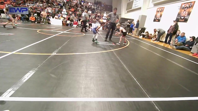 55 lbs Quarterfinal - Leon Bearden, Skiatook Youth Wrestling vs Brodee ...