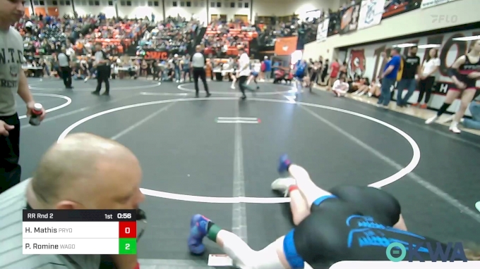 117 lbs Rr Rnd 2 - Hannah Mathis, Pryor Tigers vs Paizley Romine ...