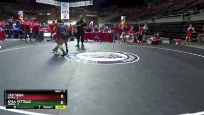 132 lbs Round 4 (6 Team) - Jazi Vega, SCVWA vs Kyla Pattillo, SDIKWA