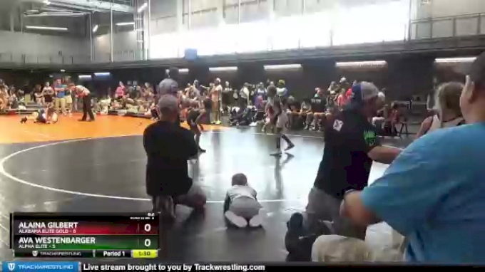 62 lbs Round 1 (10 Team) - ALAINA GILBERT, Alabama Elite Gold vs Ava ...